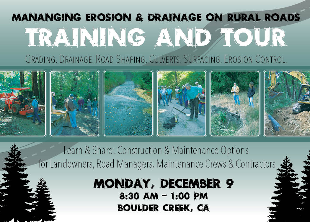 Managing Drainage and Erosion on Rural Roads | Santa Cruz